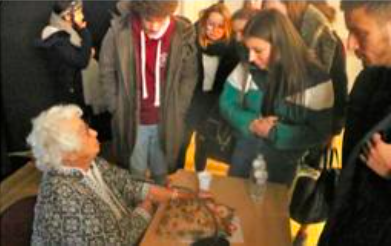 2019/01/10 – Esther Senot, rescapée d’Auschwitz, témoigne à Clemenceau ...