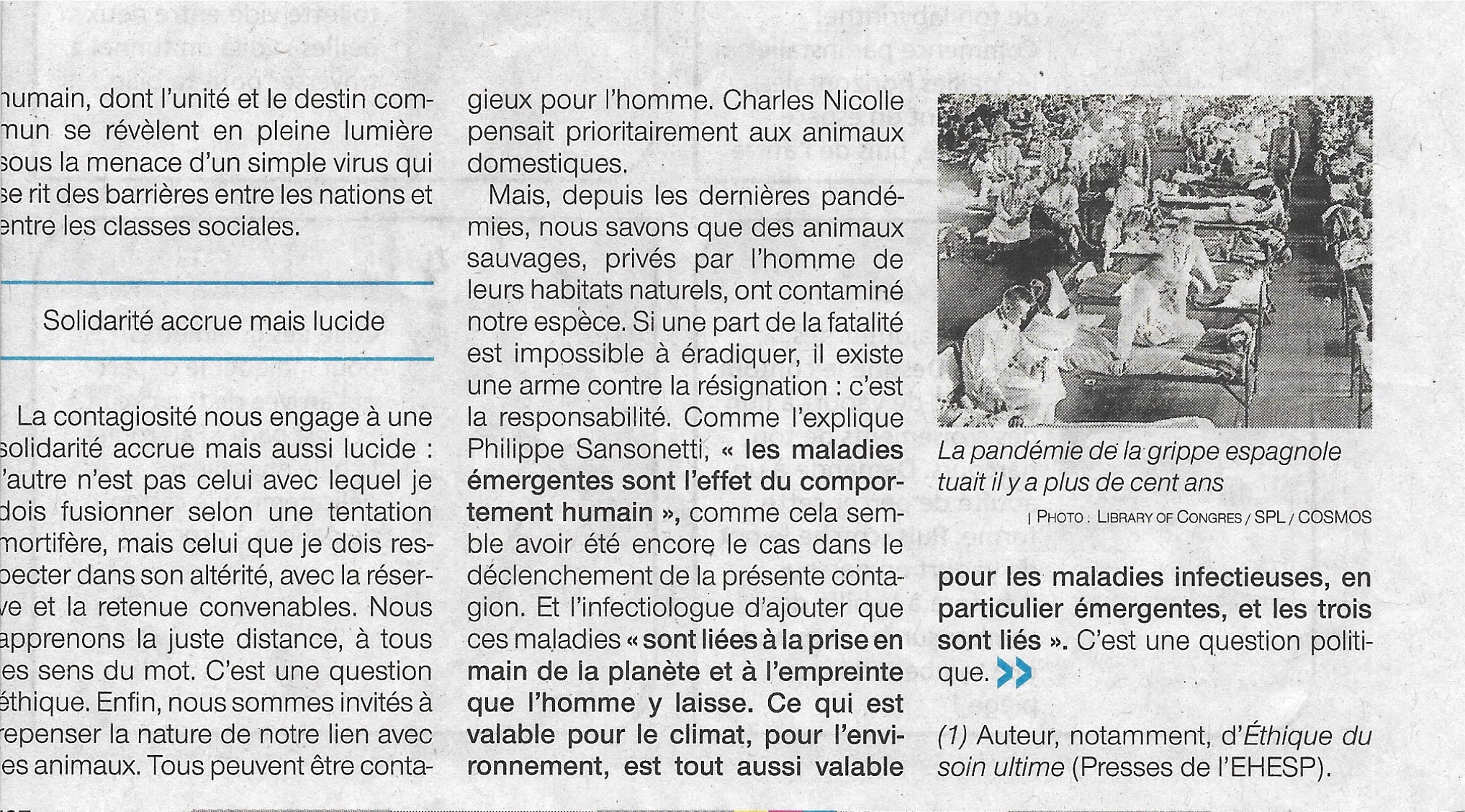 2020/04/27 – « Coronavirus : déjà, en 1933… » (Jacques Ricot) | Georges ...