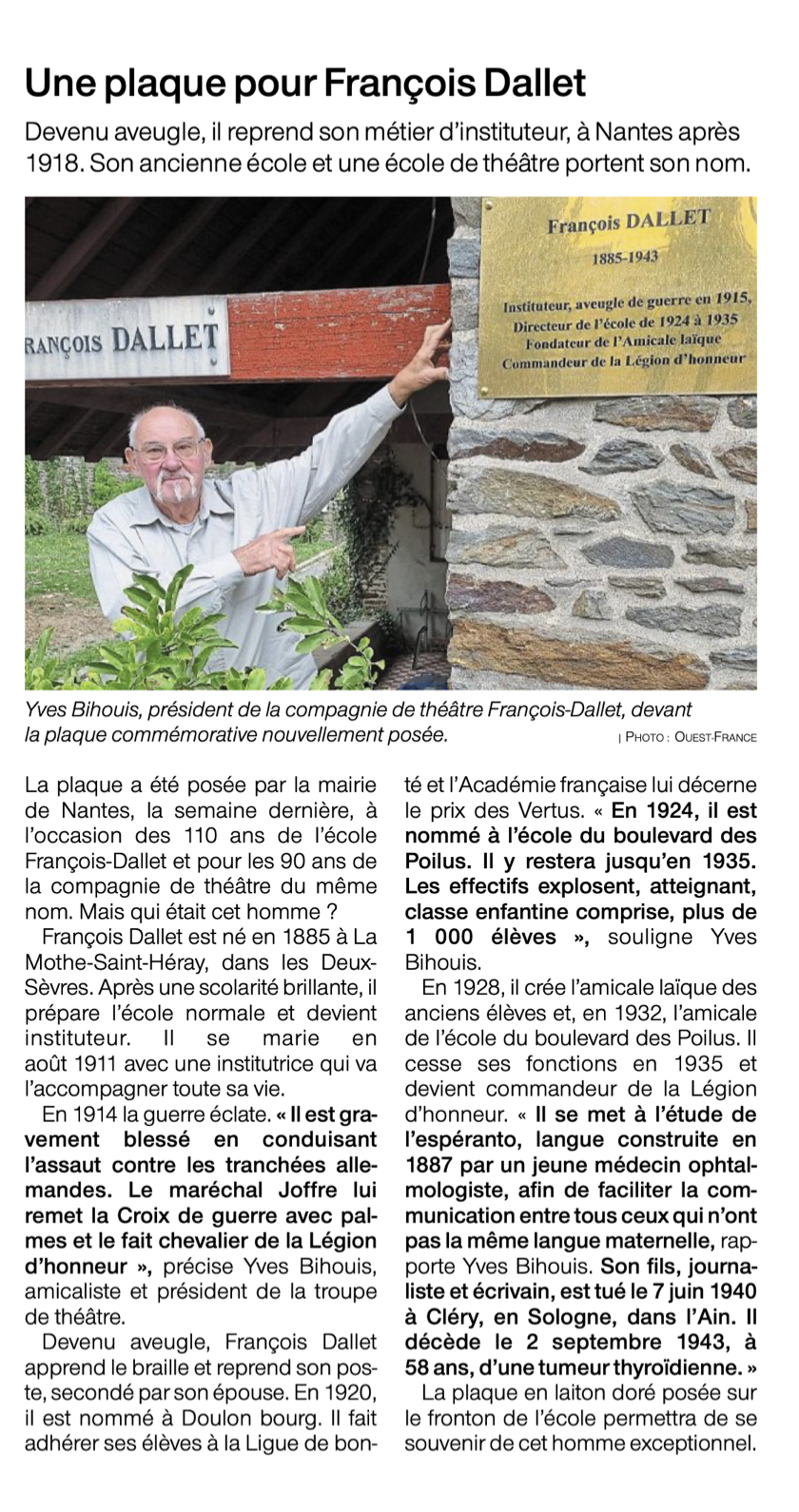 DALLET François | Georges et les autres